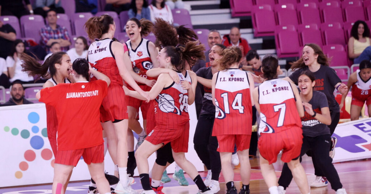 Super Basket - Πανελλήνιο Νεανίδων: Πρωταθλητής Ελλάδας ο Κρόνος, 59-42 ...