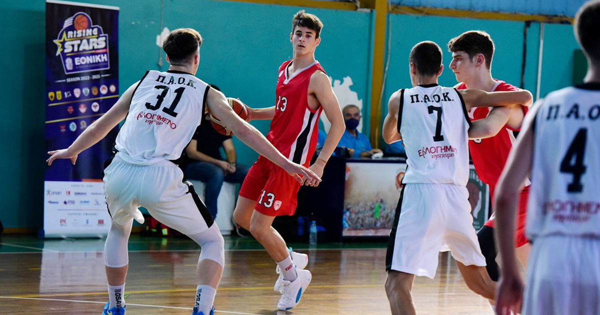 Super Basket - Rising Stars Εθνική Ασφαλιστική – Ο «διπλός» Καλλιοντζής... λύγισε τον Ολυμπιακό ...