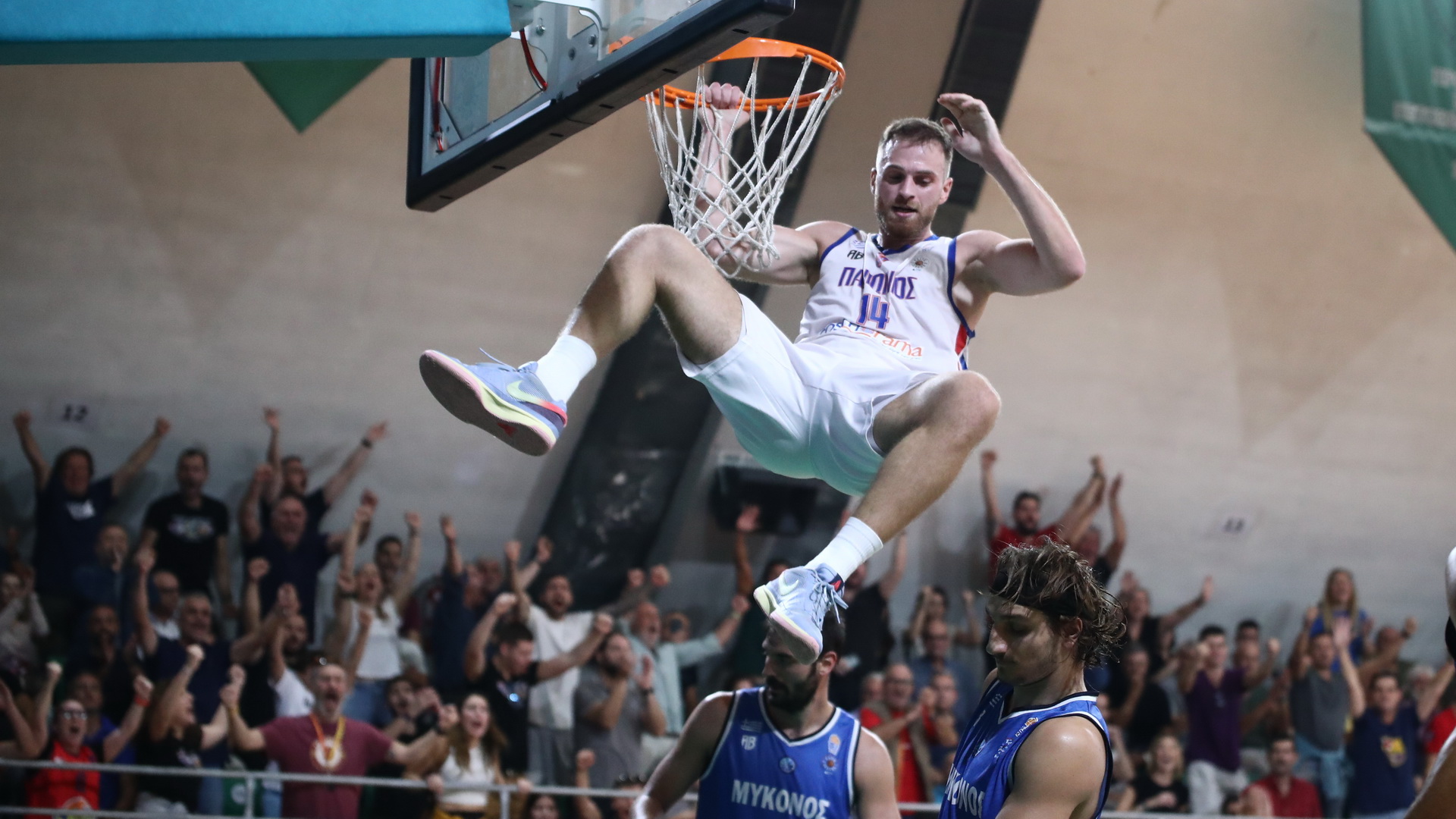 Super Basket - Elite League – Τυφώνας ο Πανιώνιος παρέσυρε την Μύκονο και της έσπασε το αήττητο