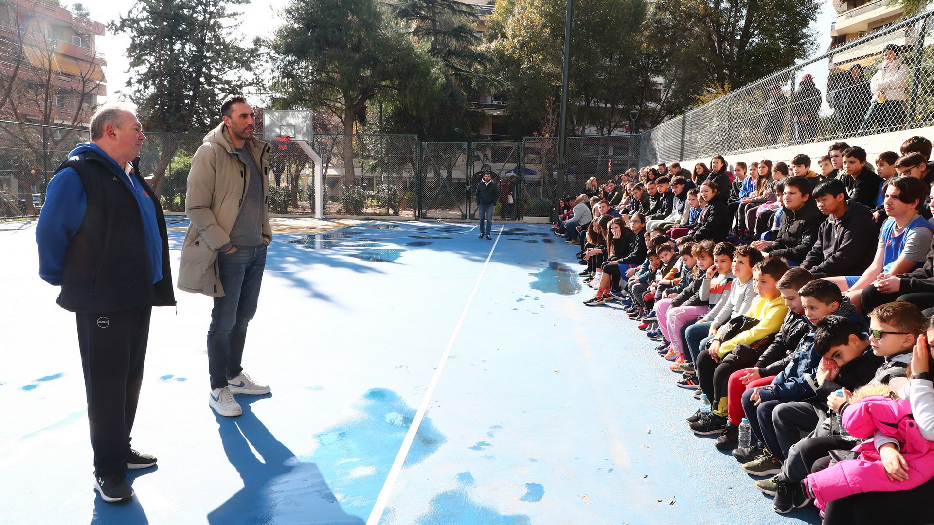 Super Basket - Η Ακαδημία Αμπελοκήπων έκοψε την πρωτοχρονιάτικη πίτα ...